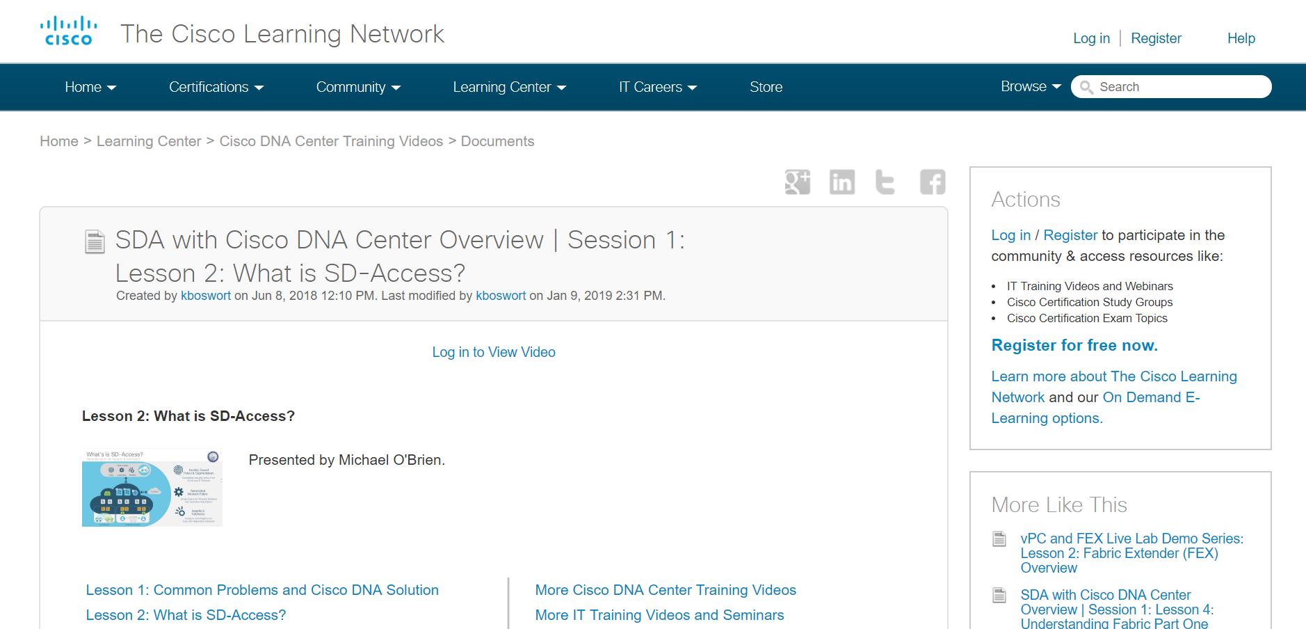 [Video] What is SD-Access?