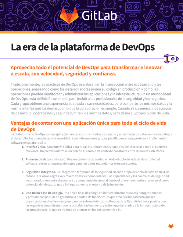 La era de la plataforma de DevOps