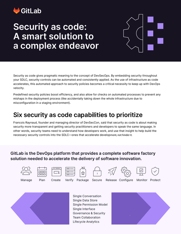 Security as code: A smart solution to a complex endeavor