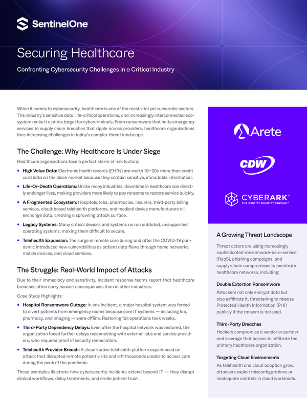 Anatomy of an Attack: Healthcare Edition