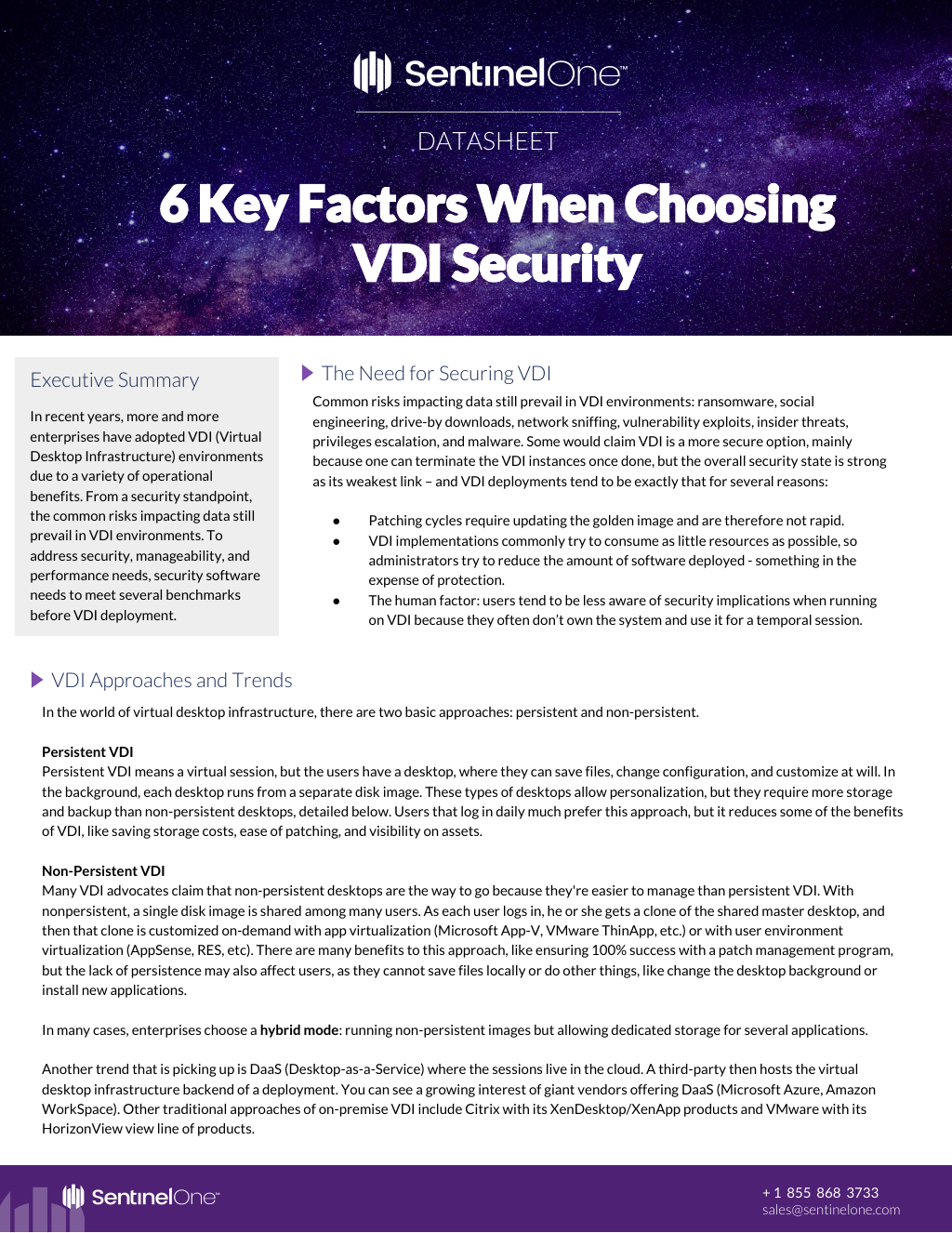 6 Key Factors When Choosing Vdi Security
