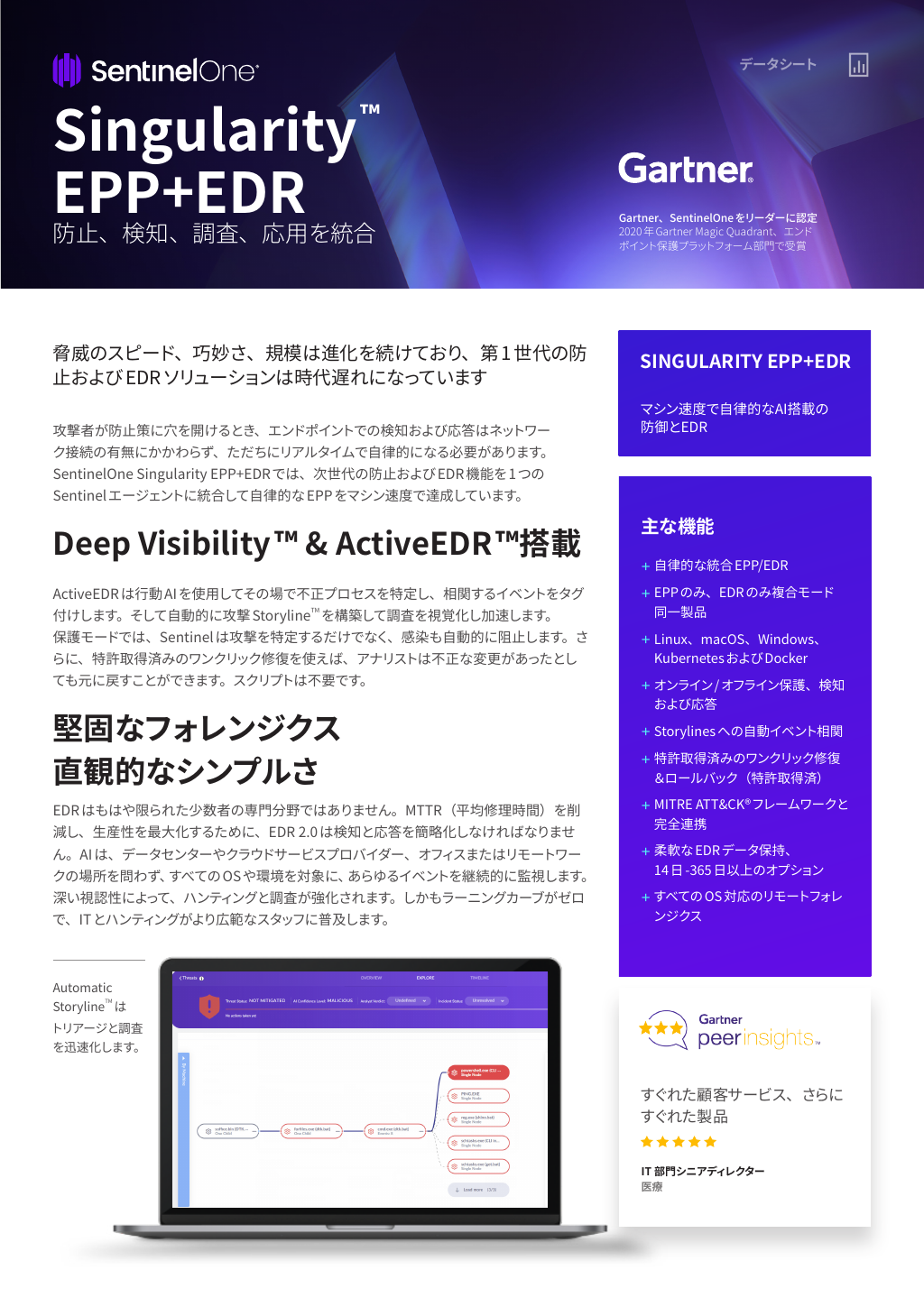 SentinelOne Singularity EPP + EDR - Japanese