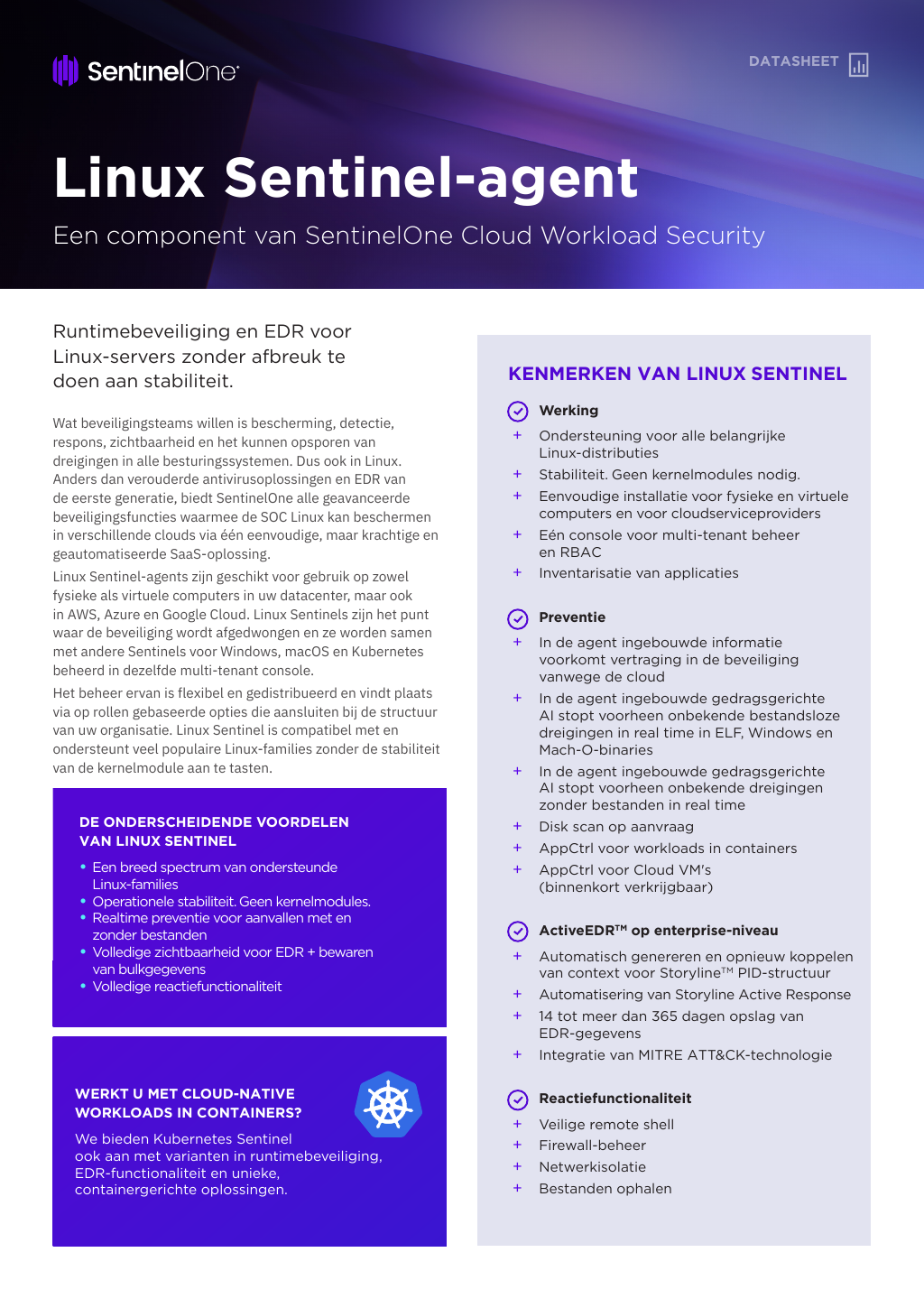 Linux Sentinel-agent NL