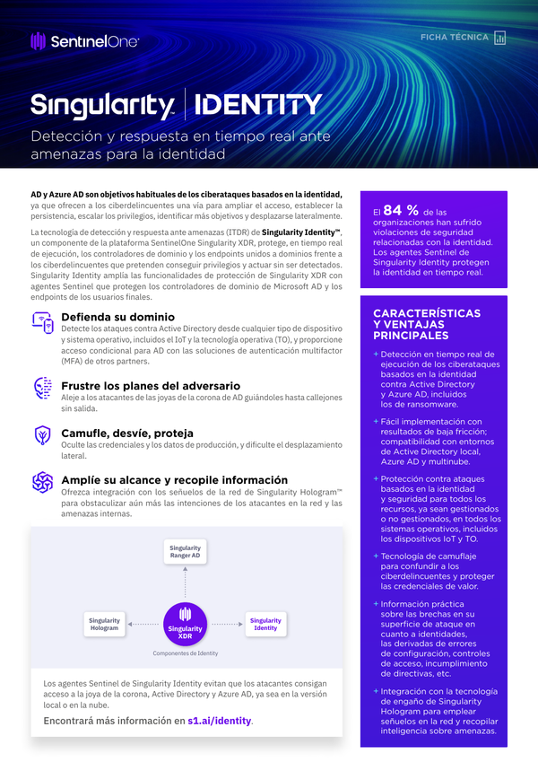 Singularity Identity