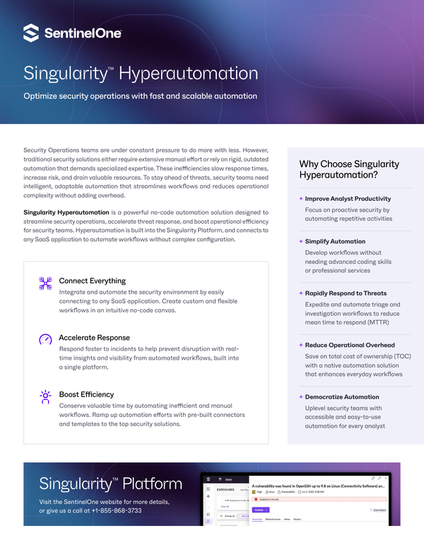 Singularity Hyperautomation