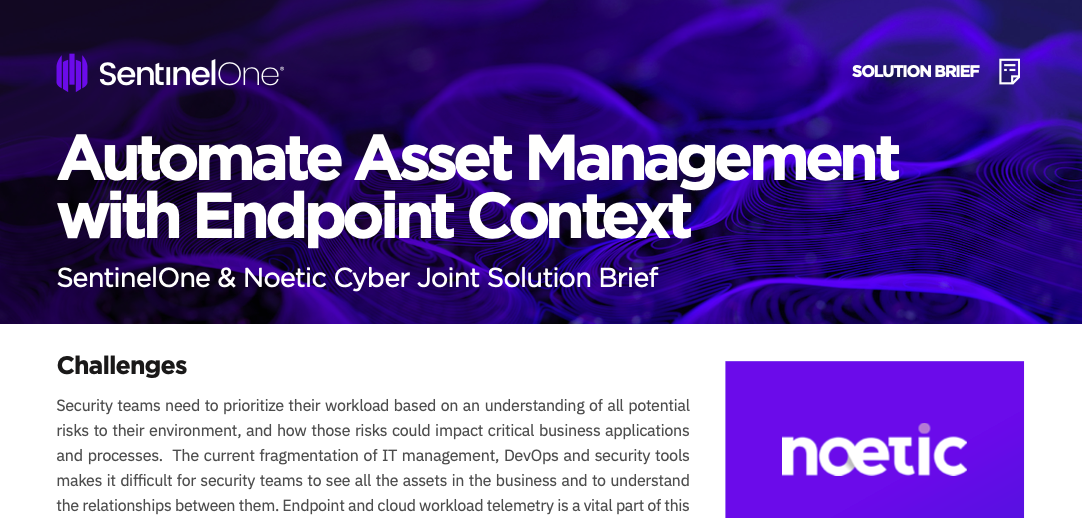 Automate Asset Management With Endpoint Context