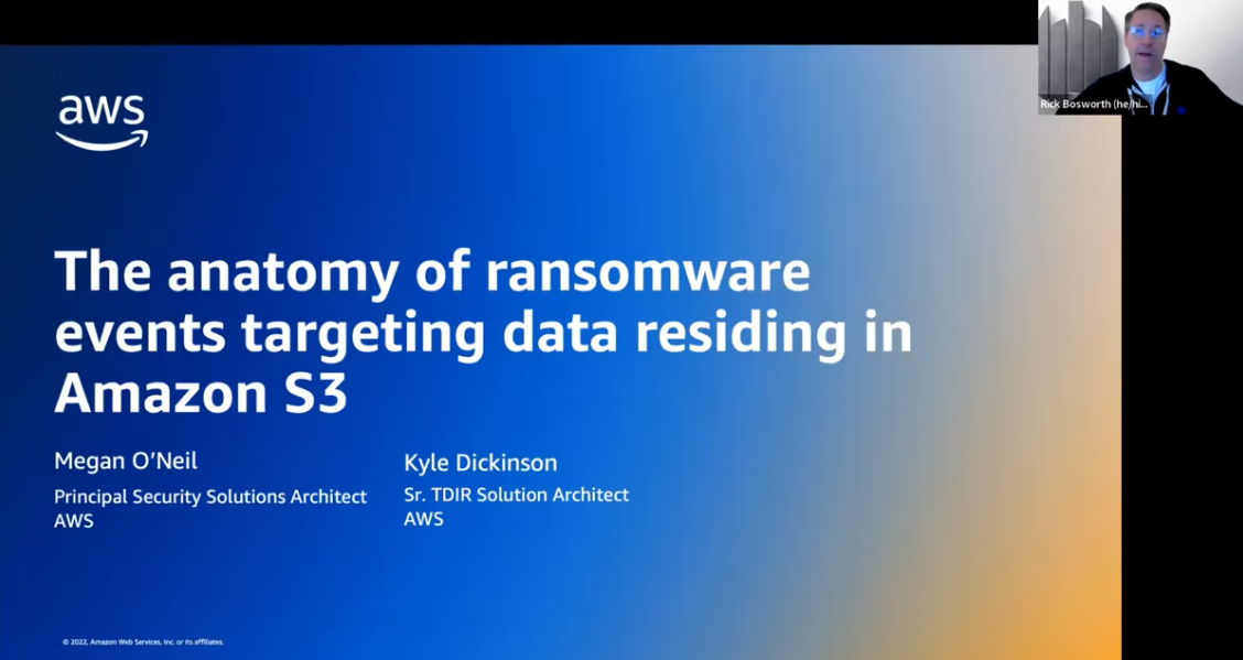The Anatomy of Ransomware Events Targeting Data Residing in Amazon S3