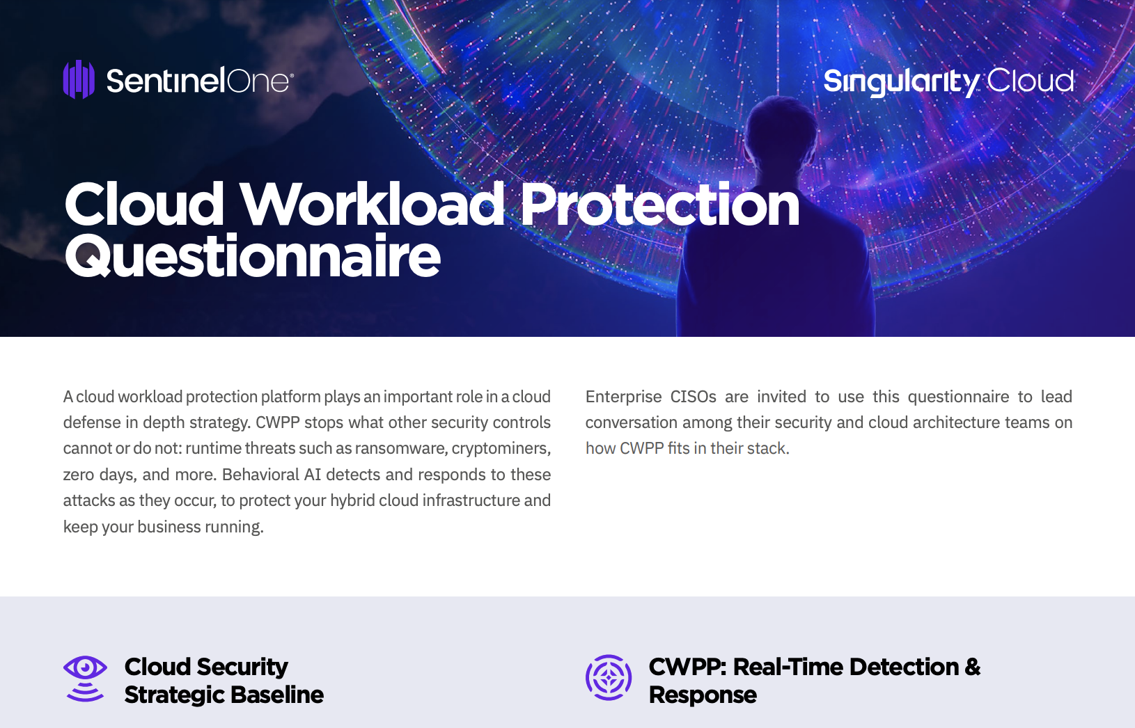 Cloud Workload Protection Questionnaire