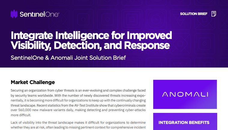 Integrate Intelligence for Improved Visbility, Detection, and Response