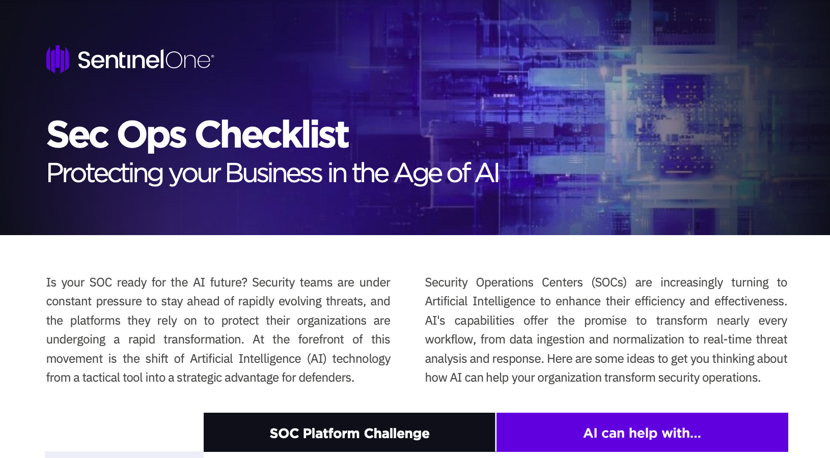 Sec Ops Checklist - Protecting Your Business In The Age Of AI