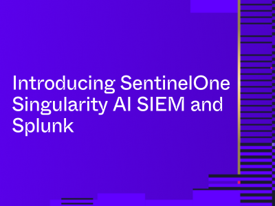 Introducing SentinelOne Singularity AI SIEM and Splunk