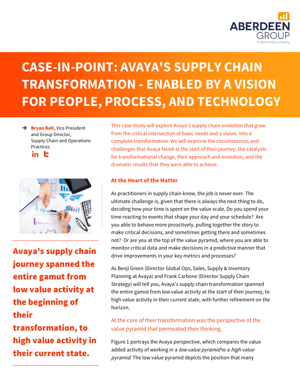 Avaya's supply chain transformation - enabled by a vision for people ...