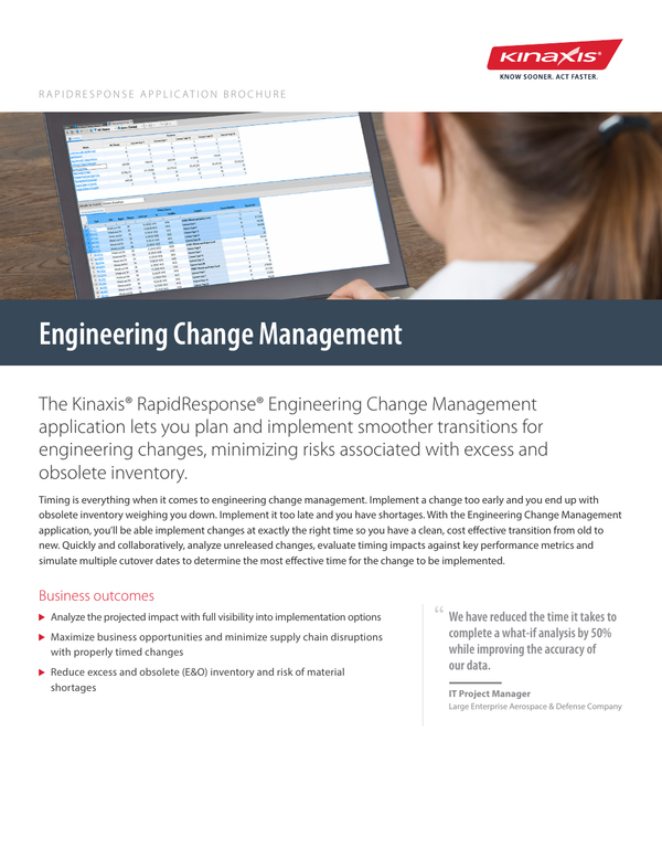Engineering Change Management brochure