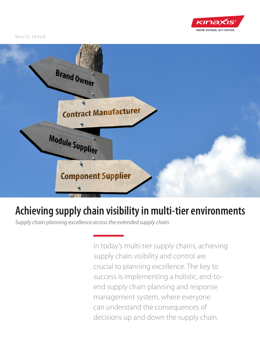 Achieve multi-tier supply chain visibility in multi-tier environments