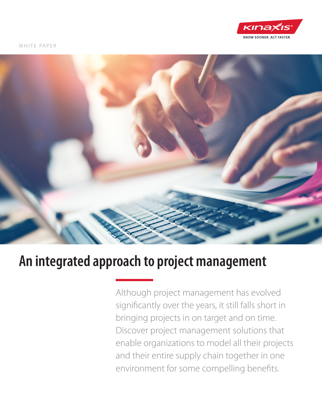 An integrated approach to project management: Modeling projects and the ...