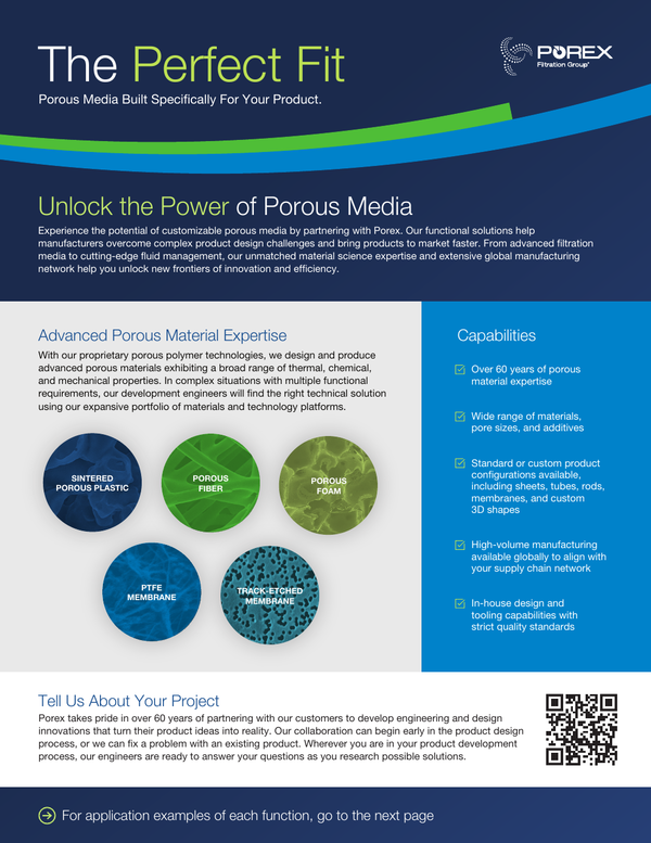 Porex: The Perfect Fit