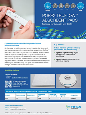 Absorbent Pads Media for Lateral-Flow