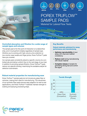 Sample Pads Media for Lateral-Flow Tests