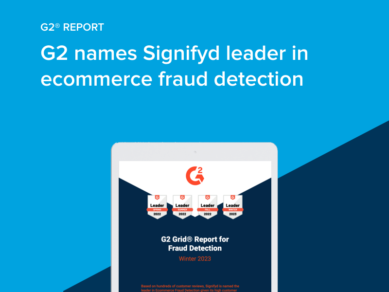 G2 Winter 2023 Grid Report For Ecommerce Fraud Detection Signifyd