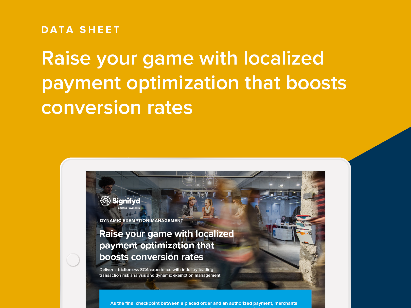 Signifyd Dynamic Exemption Management: Minimising SCA-induced checkout friction
