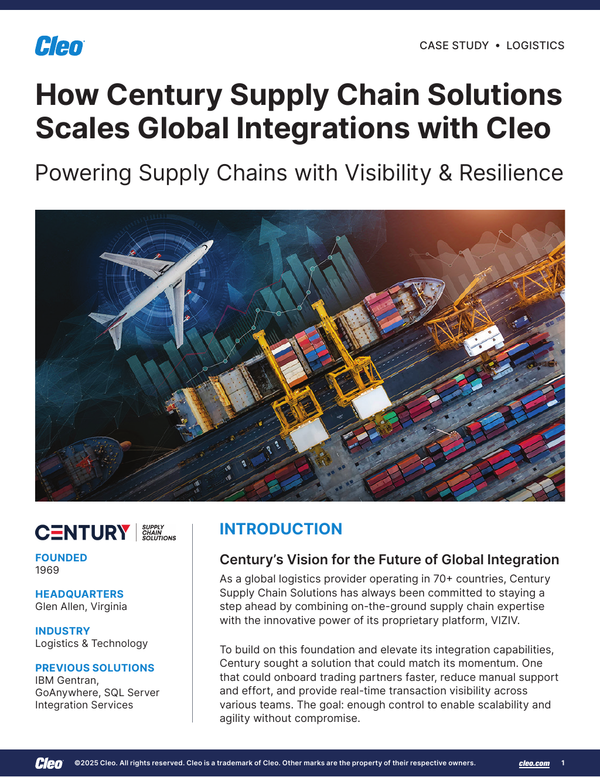 Century Supply Chain Solutions Case Study