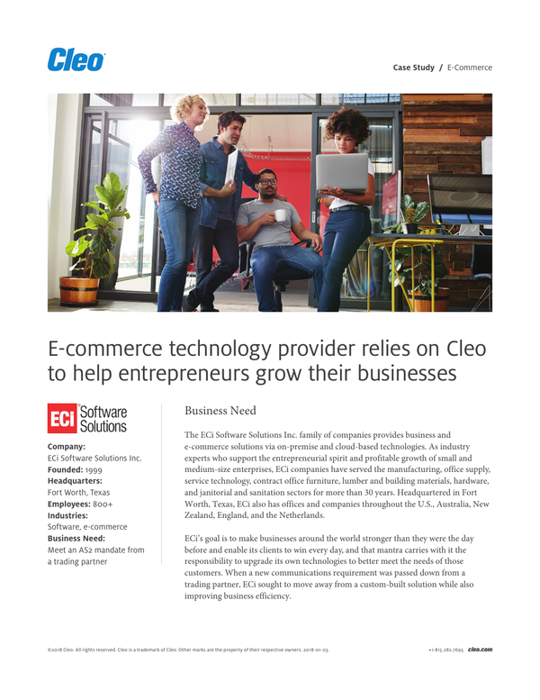 Case Study: ECi Software Solutions