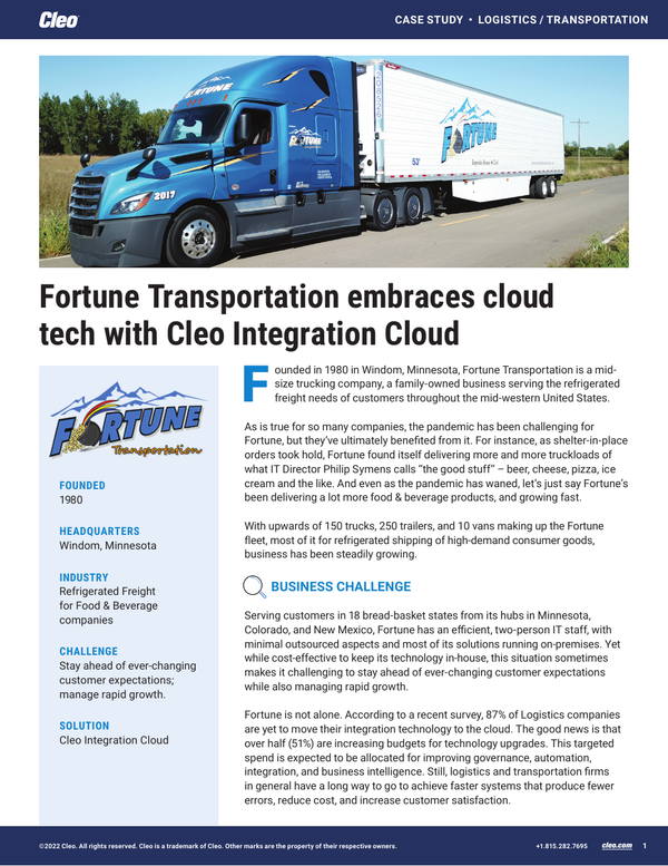 Fortune Transportation Case Study