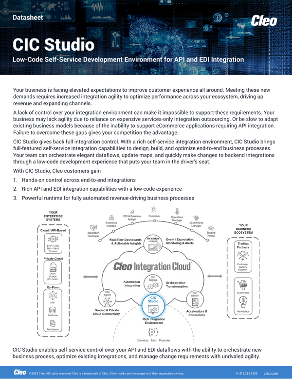 CIC Studio Datasheet CIC Studio Datasheet