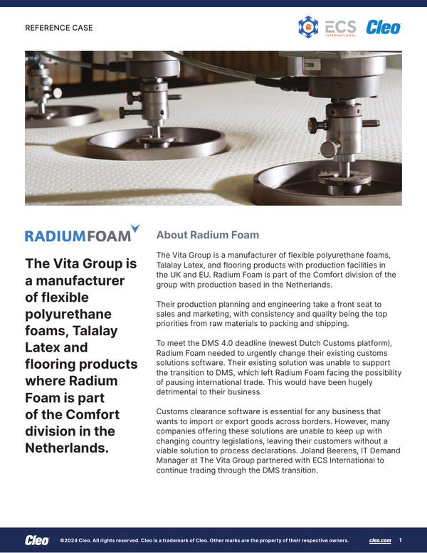 Radium Foam Case Study