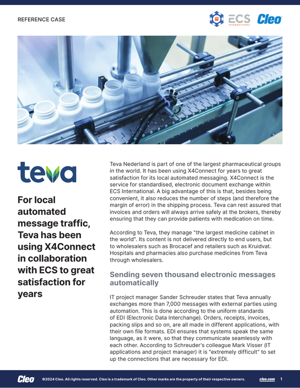 Teva Nederland Case Study