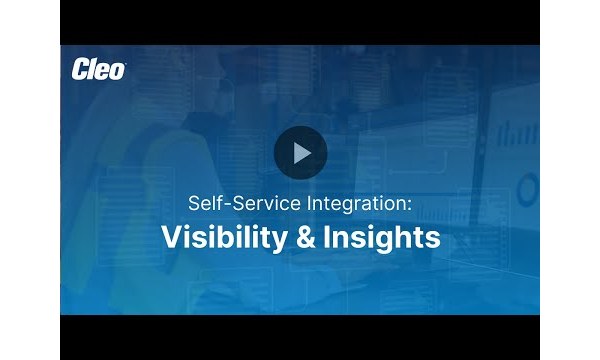Self Service Integration: Visibility & Insights | Cleo