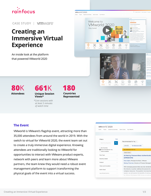 Creating an Immersive Virtual Experience