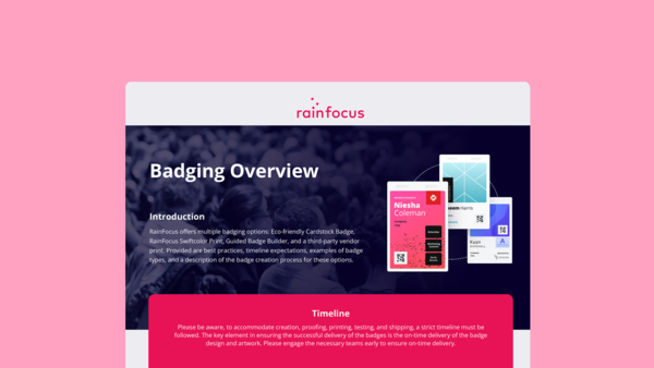 Badging Overview