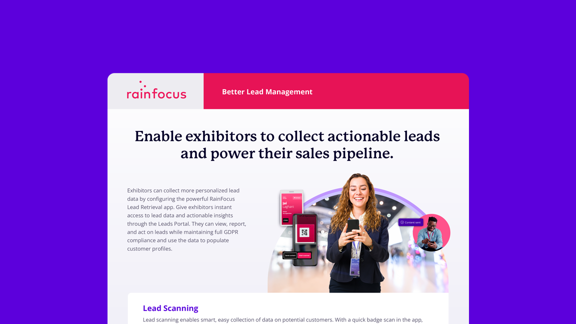 Event Leads Managment | RainFocus