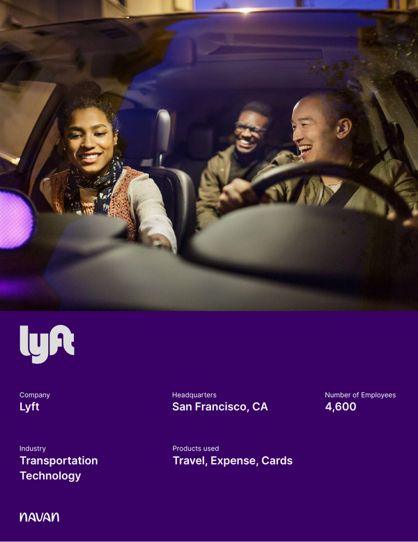 Lyft Accelerates its Reconciliation Process with Navan Expense