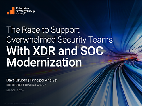 ESG: SOC Modernization and the role of XDR