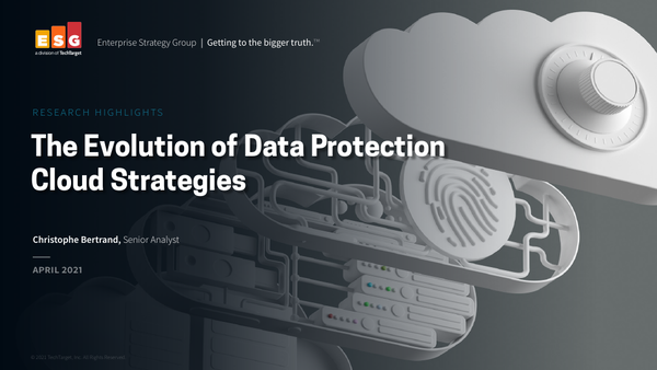 ESG: The Evolution of Data Protection Cloud Strategies | Analyst Report