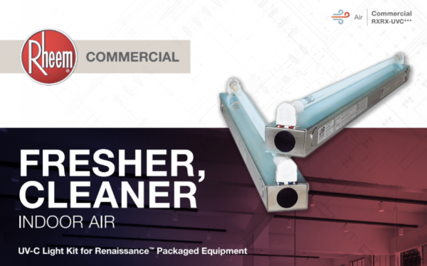UV-C Light Kit | IAQ | Rheem Commercial AIr