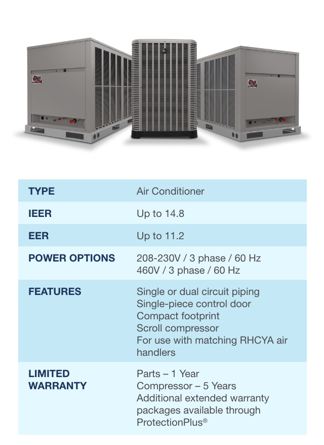 RACY | Air Conditioner | Ruud Commercial Air
