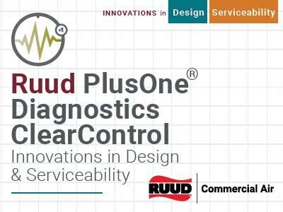 Ruud PlusOne Diagnostics ClearControl | Commercial HVAC | Ruud Commercial Air | Commercial ...