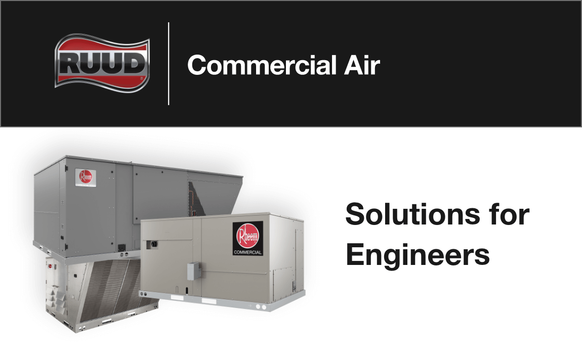 Commercial HVAC Solutions for Engineers | Packaged, Split, and IAQ | Ruud Commercial Air