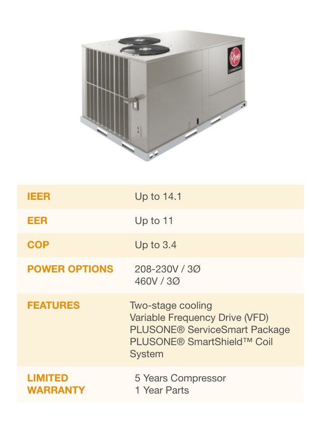 RHPDZT | Renaissance Packaged Heat Pump | Rheem Commercial Air