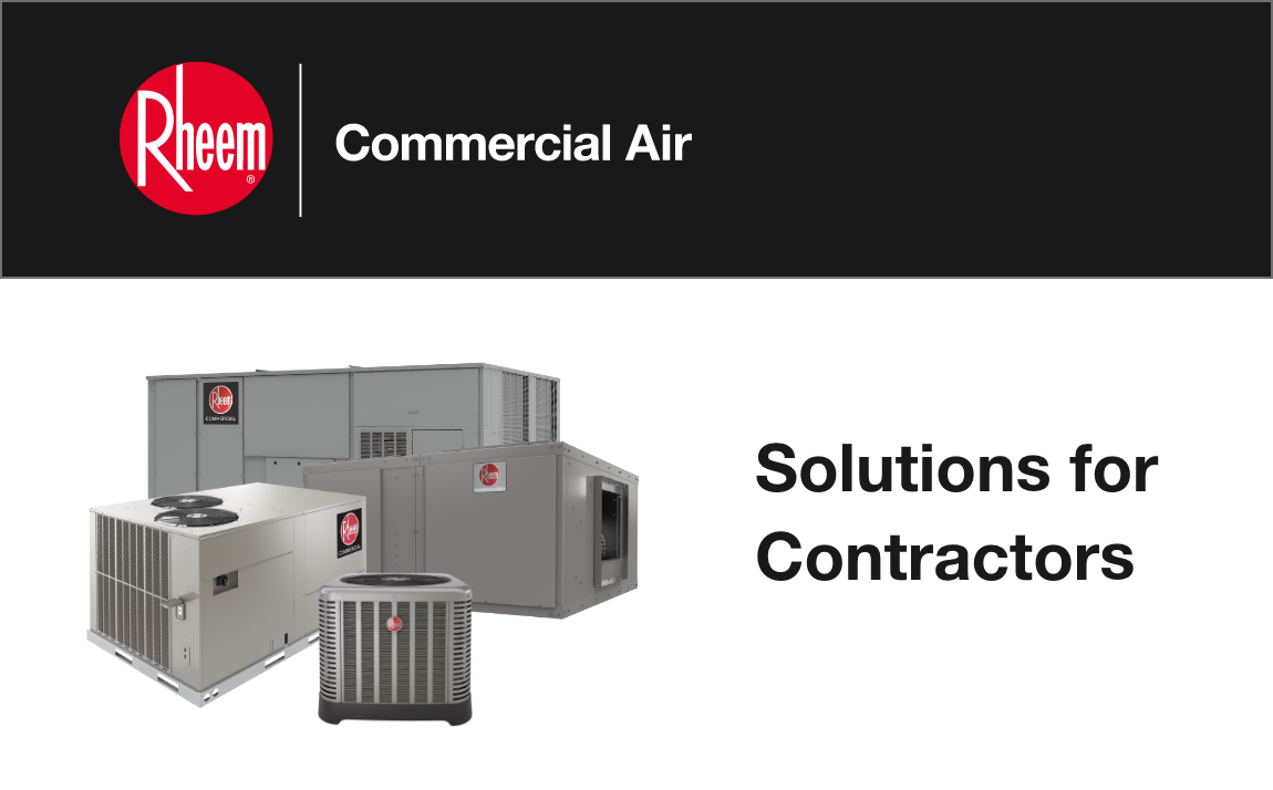 Commercial HVAC Solutions for Contractors | Rheem Commercial Air