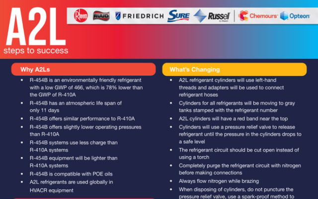 A2L Steps to Success Key Takeaways