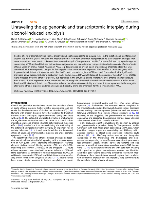 IPA Case study Alcohol induced anxiolytics