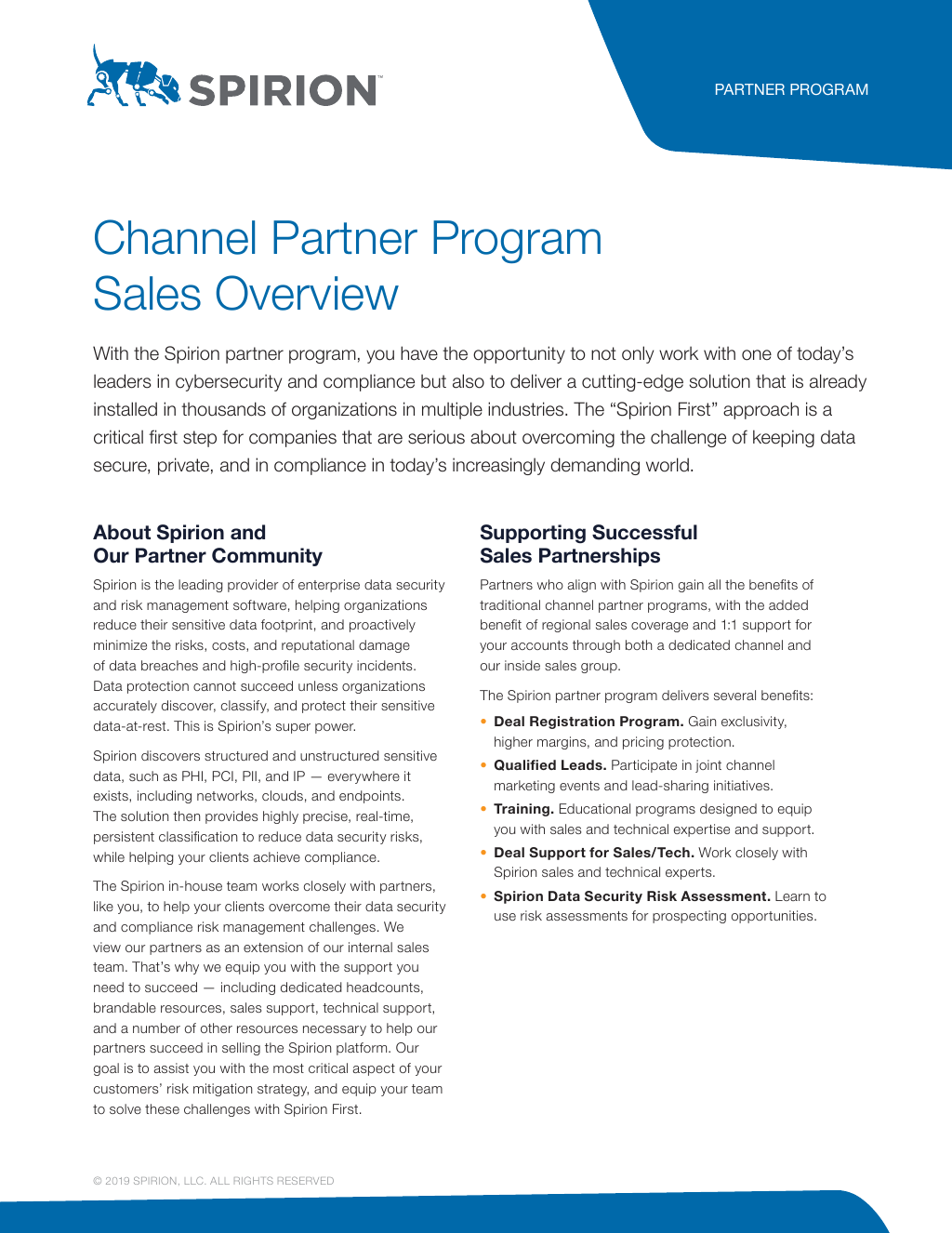 Channel Partner Program Sales Overview