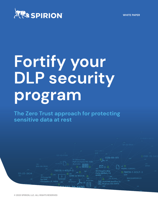 The Zero Trust Approach for Protecting Sensitive Data-at-Rest | Spirion