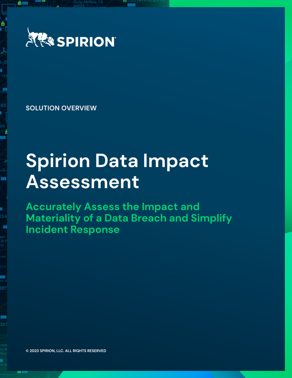 Spirion Data Impact Assessment