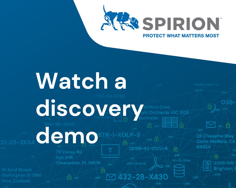 Demo: Spirion Discovery with AnyFinds