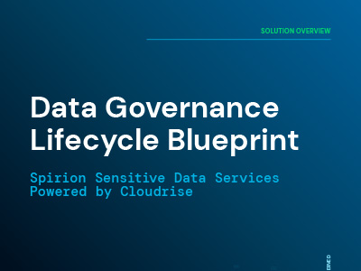 Data Governance Lifecycle Blueprint | Spirion | Cloudrise